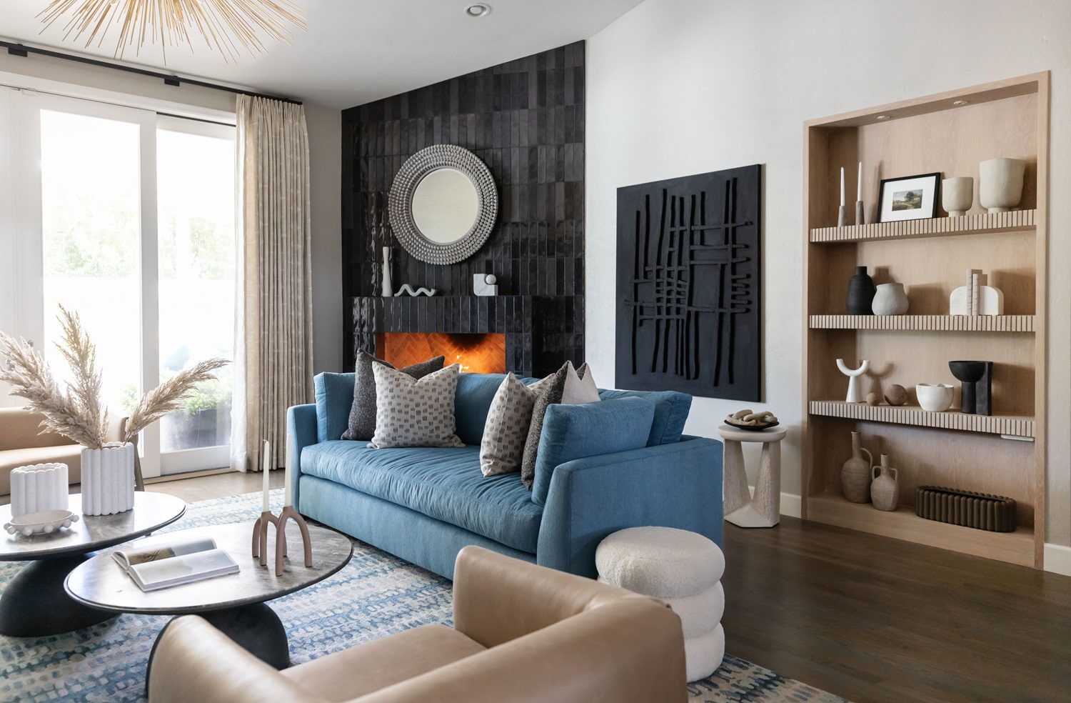 rectangular lounge design ideas